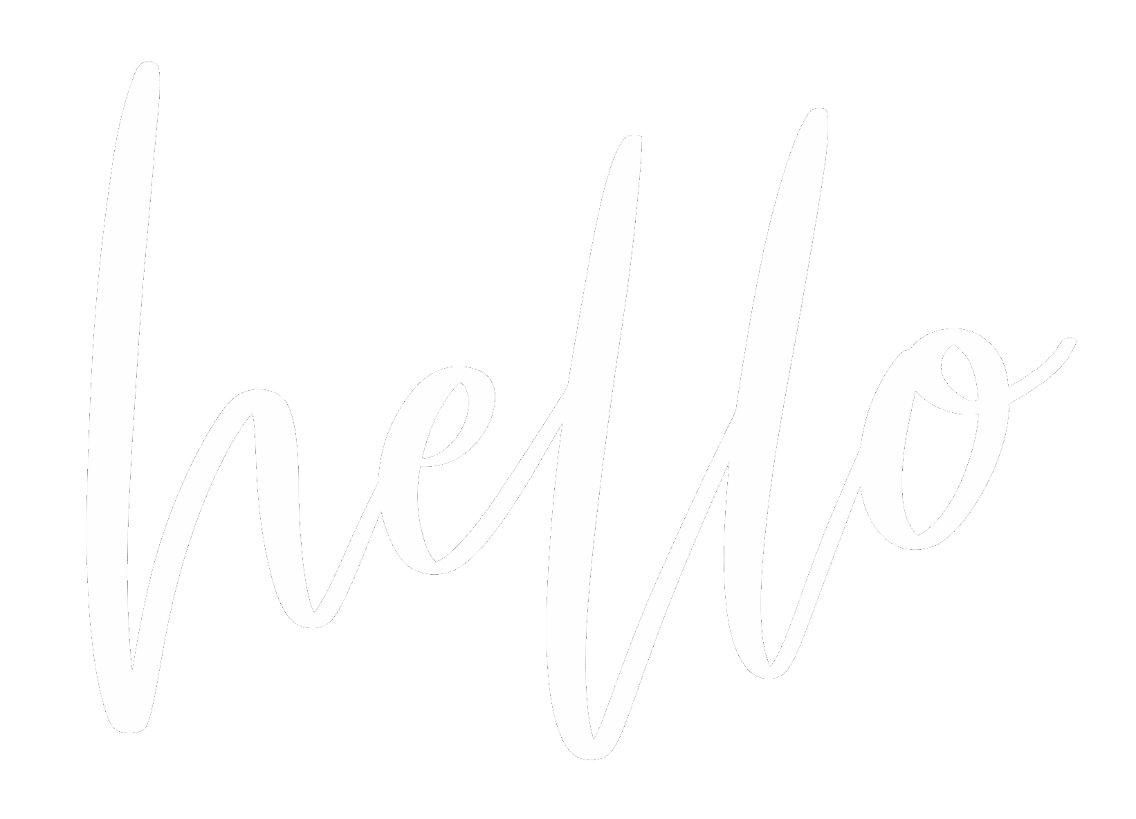 Lettering Hello Sticker for iOS & Android | GIPHY