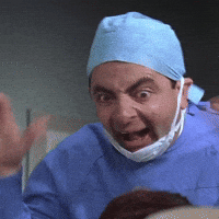 Mr Bean Dito Medio Gif