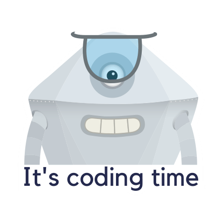 Robot Coding Sticker by Pluriza for iOS & Android | GIPHY