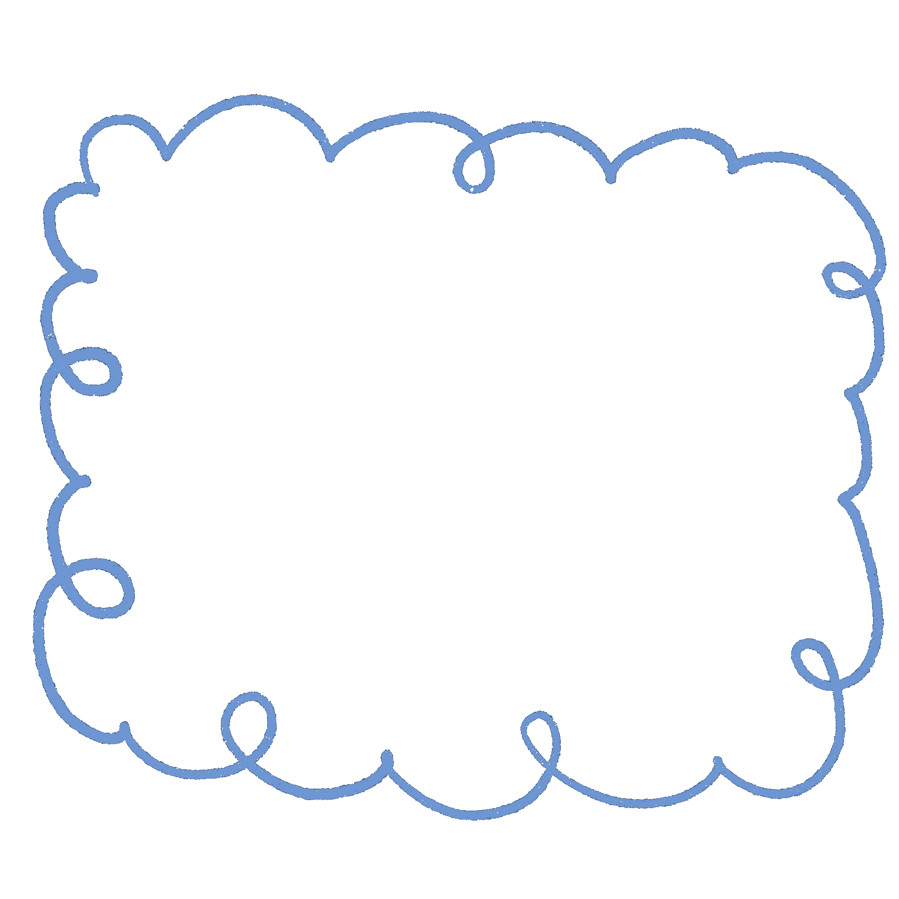 Cloud Frame Sticker by adharart for iOS & Android | GIPHY