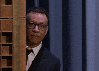Peeking Around The Corner Gif