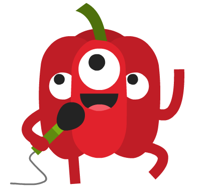 Red Pepper Singing GIF by Simple Happy Kitchen - Find & Share on GIPHY