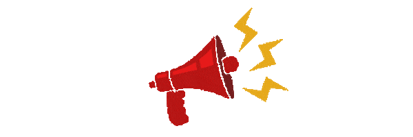 Megaphone Sticker by JeansFritz for iOS & Android | GIPHY