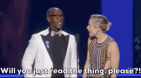 Will You Just Read The Thing Please GIFs - Get the best GIF on GIPHY