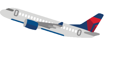 Flydelta Sticker by Delta Air Lines for iOS & Android | GIPHY