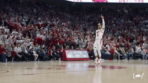 Lets Go Basketball GIF by Arkansas Razorbacks - Find & Share on GIPHY