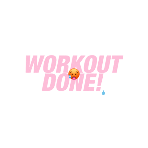 Workout Done Sticker by Genflow for iOS & Android | GIPHY