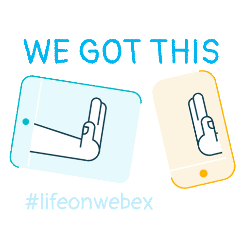 Work From Home Sticker by Cisco Webex for iOS & Android | GIPHY