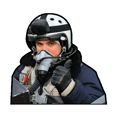 Jet Pilot Thumbs Up Sticker by bjorn for iOS & Android | GIPHY