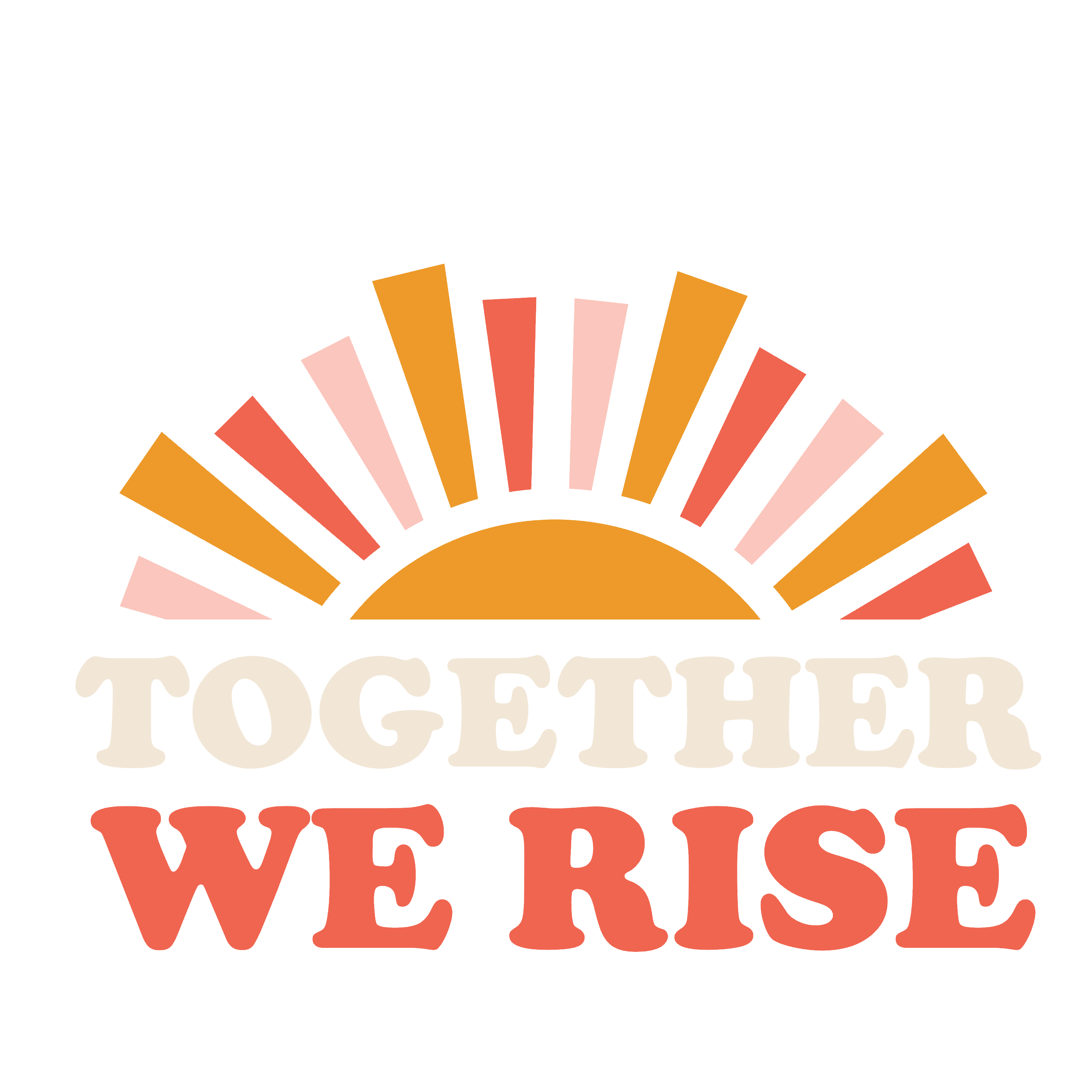 Girl Power Together We Rise Sticker for iOS & Android | GIPHY
