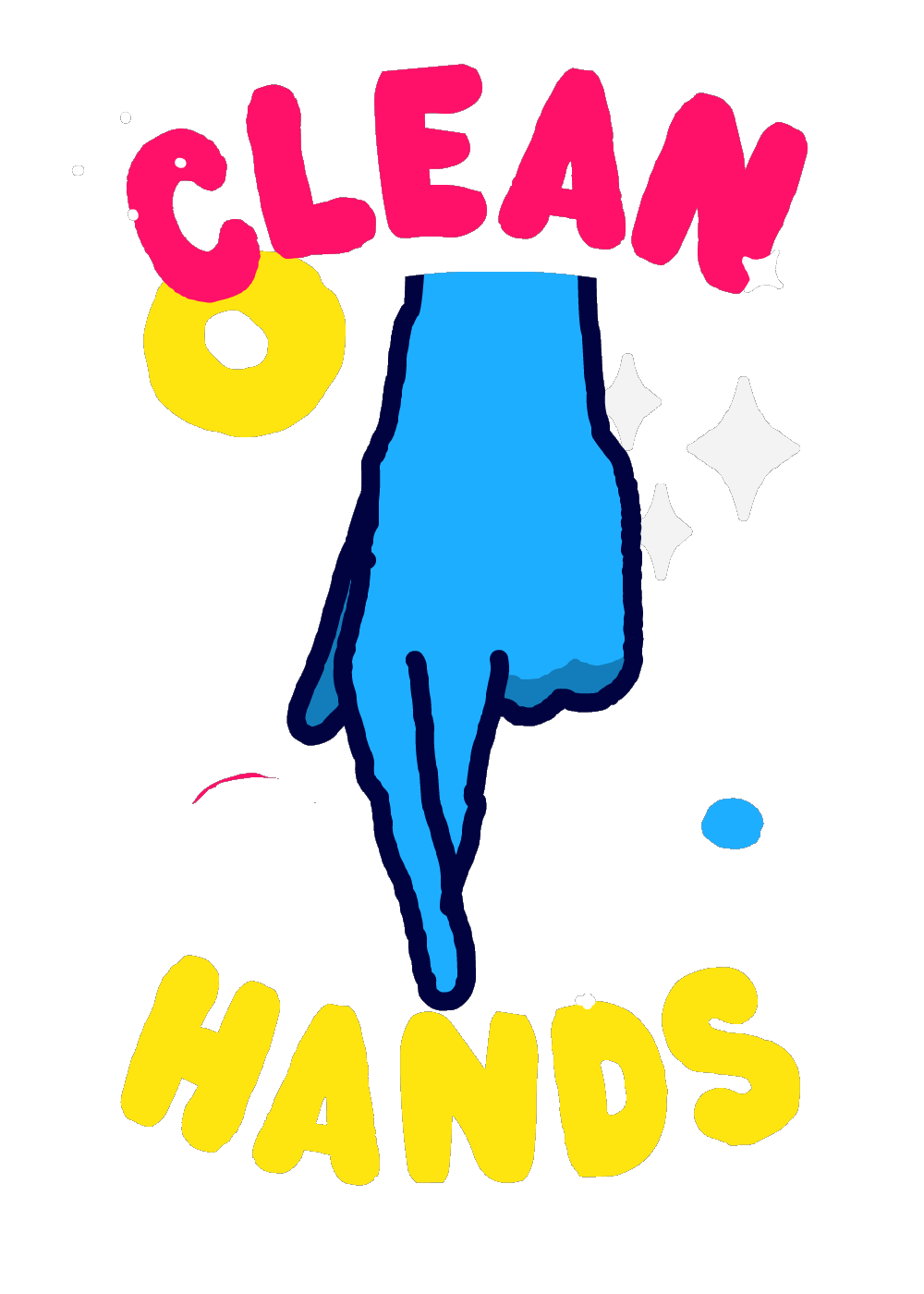 Clean Hands Sticker by yeamoji for iOS & Android | GIPHY