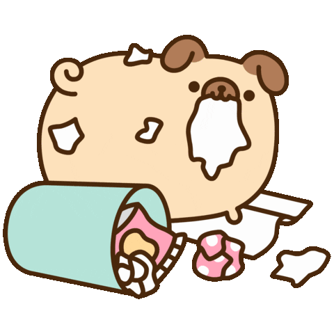 April Fools Dog Sticker by Pusheen for iOS & Android | GIPHY