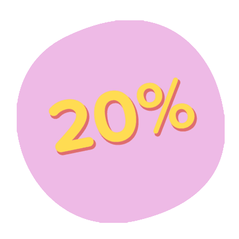 20 Percent Yes Sticker by Nora Fikse for iOS & Android | GIPHY