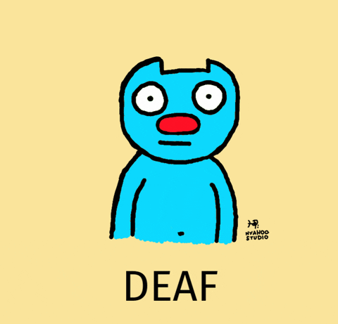 Hard Of Hearing Sign Language GIF by Nyahoo Studio - Find & Share on GIPHY