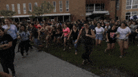 Crowd Running Gif