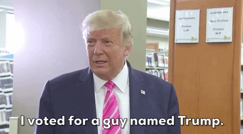 Donald Trump Vote GIF by Election 2020 - Find & Share on GIPHY