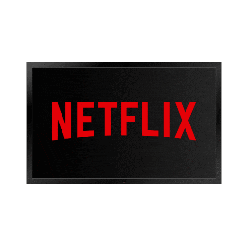 Watching Watch Netflix Sticker by NETFLIX for iOS & Android | GIPHY