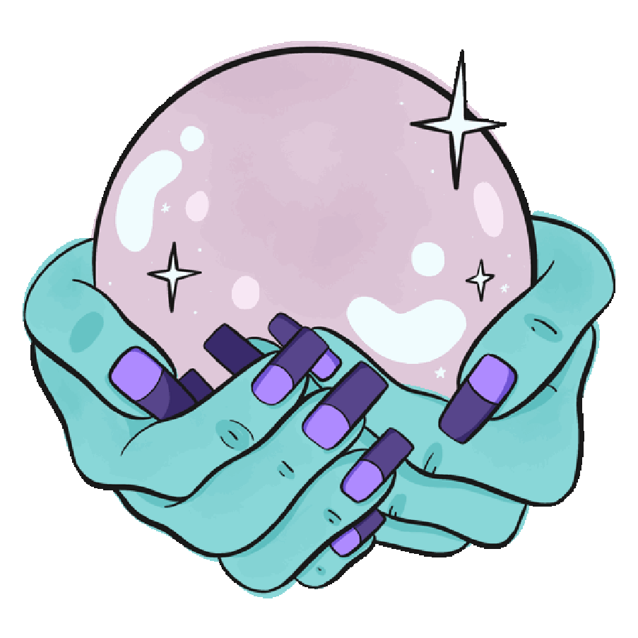 Crystal Ball Magic Sticker by House Of Wonderland for iOS & Android | GIPHY