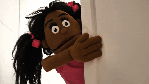 Creep Stalker GIF by Fluffy Friends - Find & Share on GIPHY