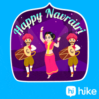 Happy Navratri Animated Gif