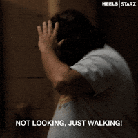 Awkward Walk Away Gif