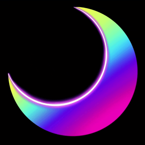Neon Moon GIFs - Get the best GIF on GIPHY
