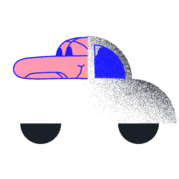 Driving Be Right There Sticker by Parallel Teeth for iOS & Android | GIPHY