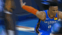 Russell Westbrook Yelling Gif