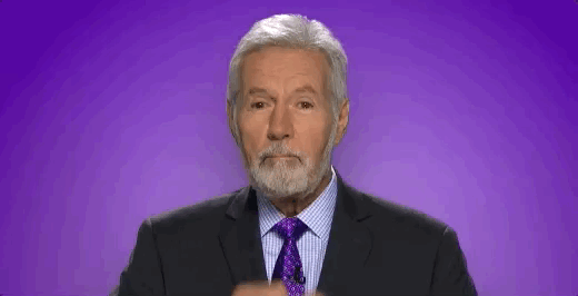 Alex Trebek GIF by Jeopardy! - Find & Share on GIPHY