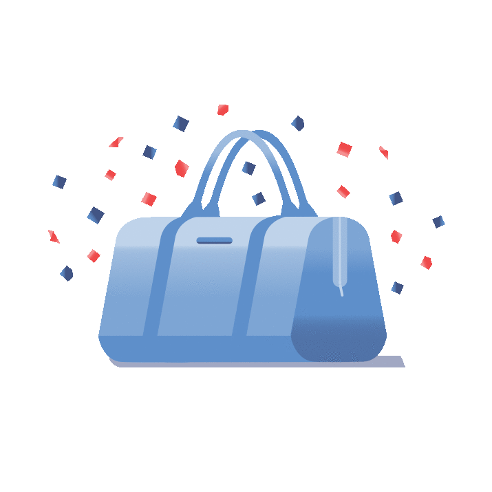 Bag Sticker by GoEuro for iOS & Android | GIPHY