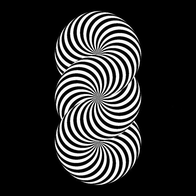 Op Art Monochrome by xponentialdesign | GIPHY