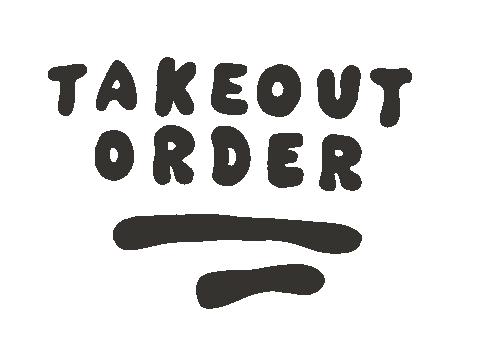 Sticker by Takeout Order for iOS & Android | GIPHY