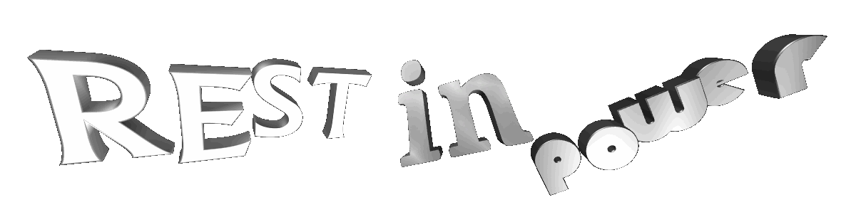 Rip Rest In Power Sticker for iOS & Android | GIPHY