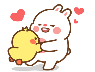 Tobi the Chubby Rabbit by Tonton Friends | GIPHY