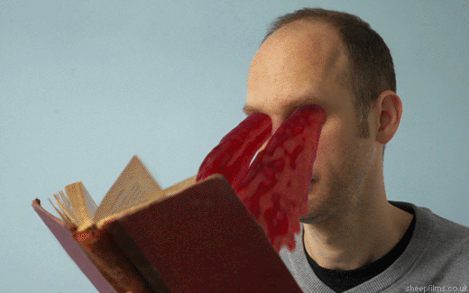 Book Bleeding By Sheepfilms Find And Share On Giphy