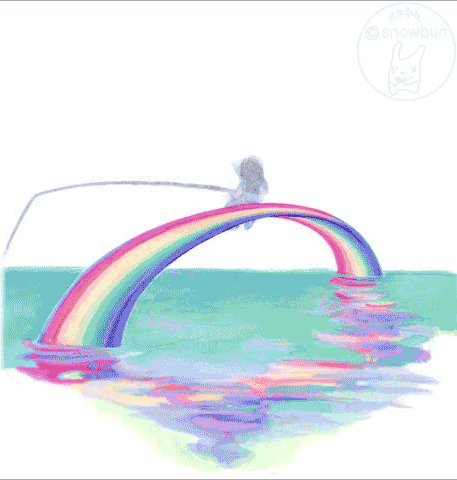 Animation Rainbow GIF by snowbun - Find & Share on GIPHY