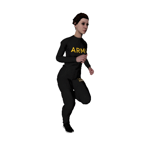 Us Army Running Sticker by GoArmy for iOS & Android | GIPHY