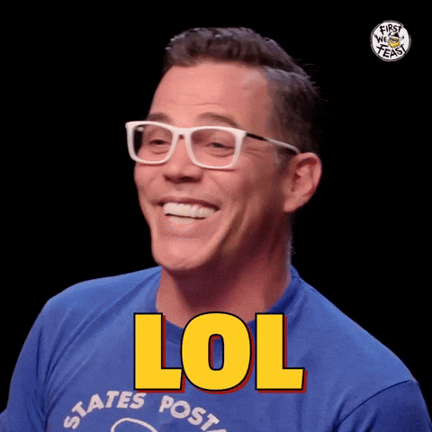 Lol Face Gif Laugh Out Loud Lol GIF By First We Feast Find & Share