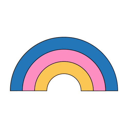 Rainbow Fanfare Sticker by MEUTE for iOS & Android | GIPHY