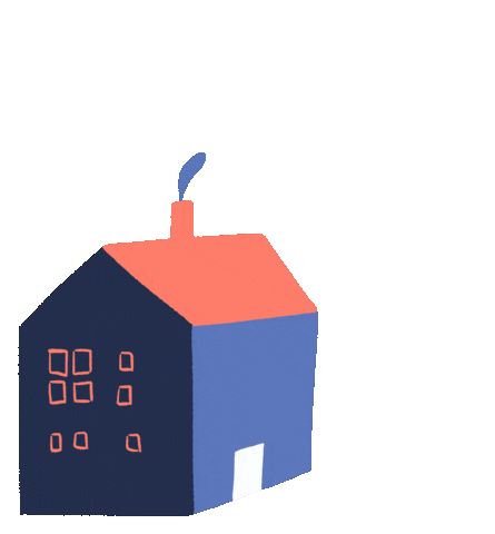 House Home Sticker by studioumi for iOS & Android | GIPHY