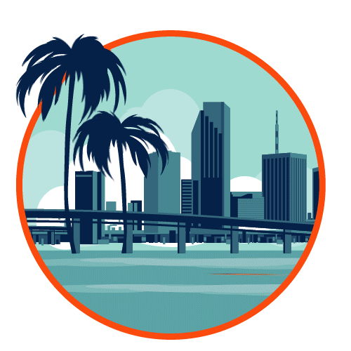 Miami Al Sticker by Almundo for iOS & Android | GIPHY