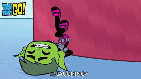 Beast Boy Laughing | Teen Titans GO! - GIPHY Clips