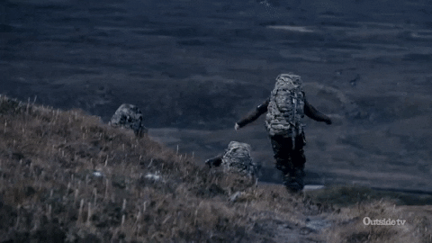 Falling Down Running GIF by Outside TV - Find & Share on GIPHY