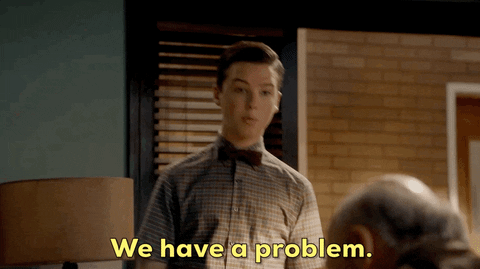 Sheldon Cooper Problem GIF by CBS - Find & Share on GIPHY