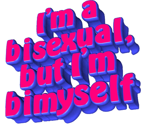Lgbt Bivisibility Sticker by AnimatedText for iOS & Android | GIPHY