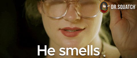 Lips Smelling GIF by DrSquatchSoapCo - Find & Share on GIPHY