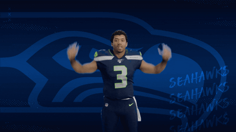 Russell Wilson Football GIF by Seattle Seahawks - Find & Share on GIPHY