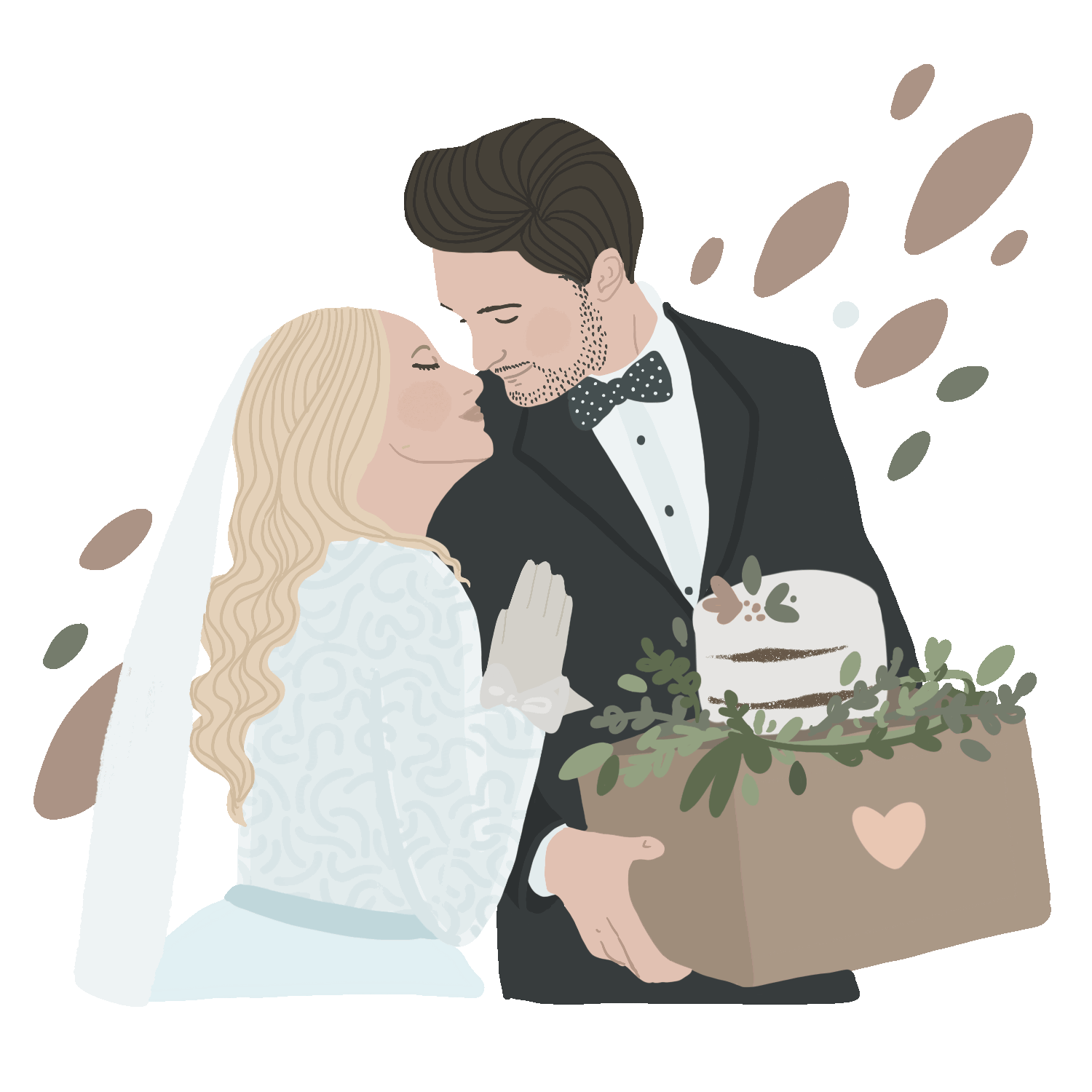 Wedding Couple Sticker by Happily Ever Weddings for iOS & Android | GIPHY