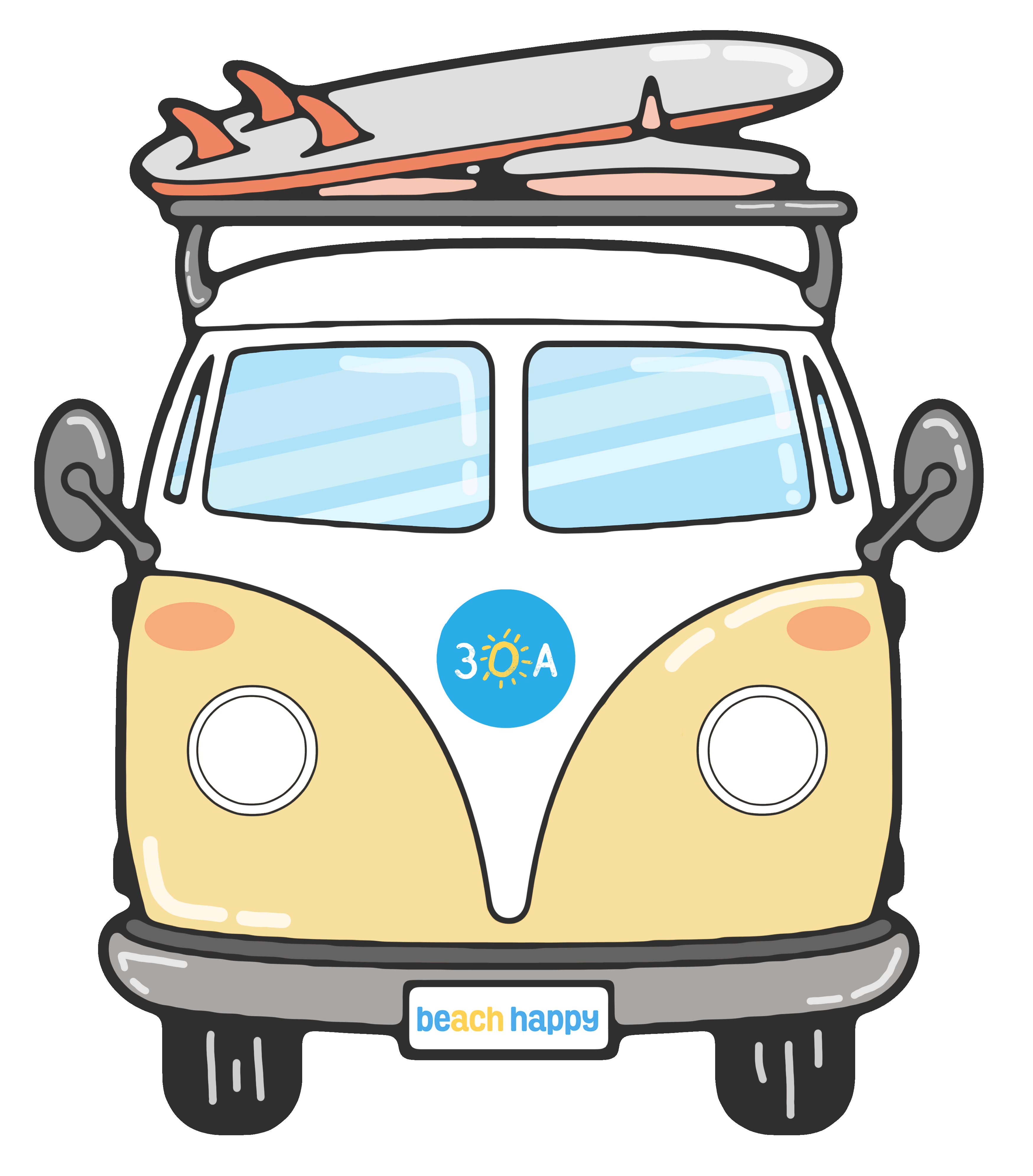 Beach Surf Sticker by 30A for iOS & Android | GIPHY