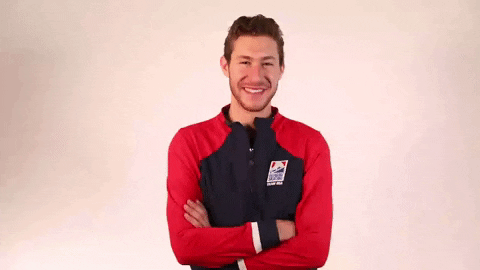Happy Jason Brown GIF by U.S. Figure Skating - Find & Share on GIPHY